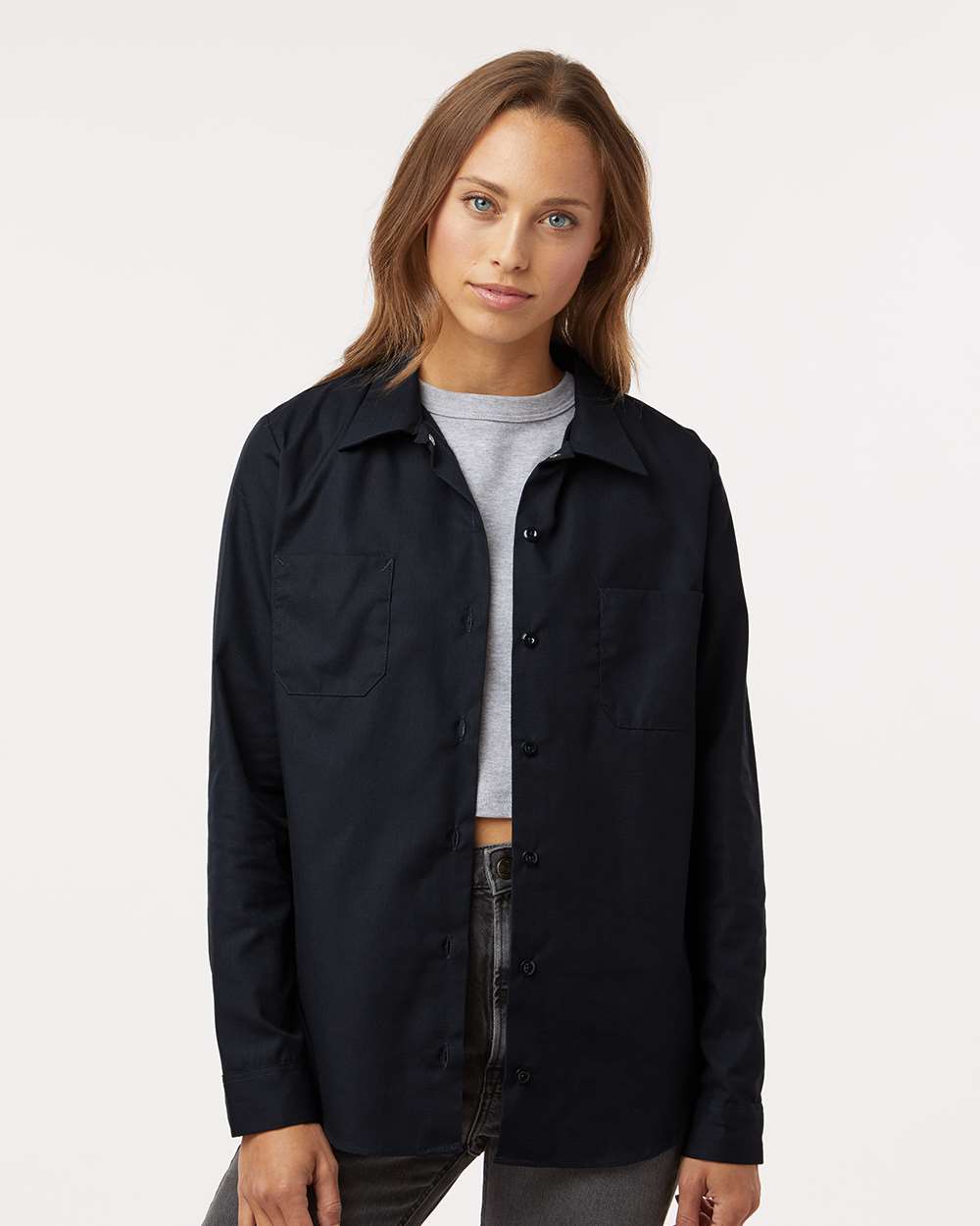 Women's Long Sleeve Industrial Work Shirt - Made in Hawaii